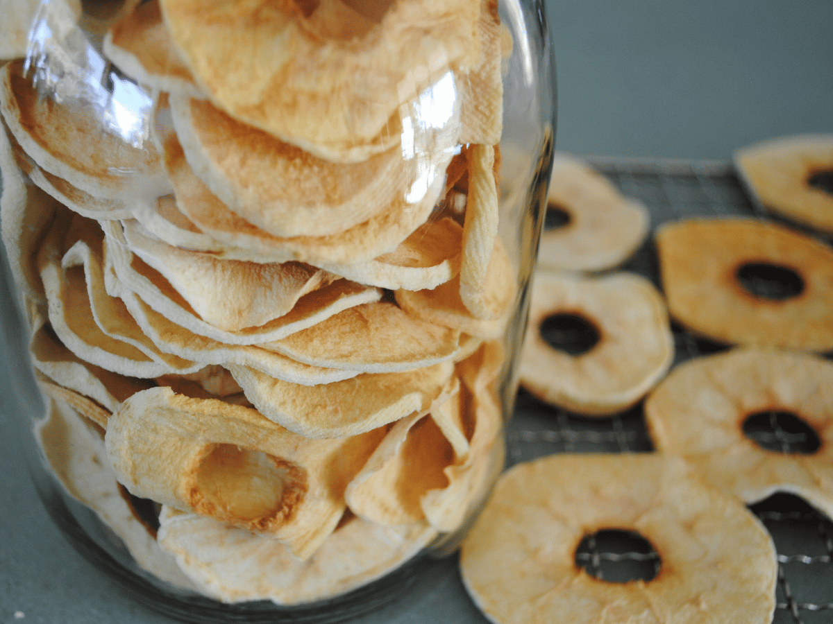How to dehydrate apples (easy dried apple recipe)